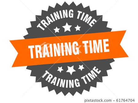 training time sign. training time circular band - Stock Illustration ...