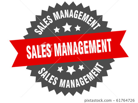 sales management sign. sales management circular - Stock Illustration ...