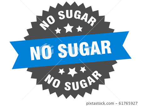 no sugar sign. no sugar circular band label. round-插圖素材 [61765927 ...