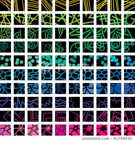 collection of abstract geometric design elements - Stock Illustration ...