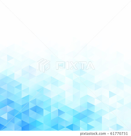 Blue Grid Mosaic Background, Creative Design - Stock Illustration ...