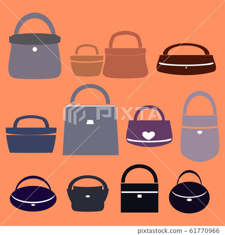 women bag vector illustration - Stock Illustration [61770966] - PIXTA