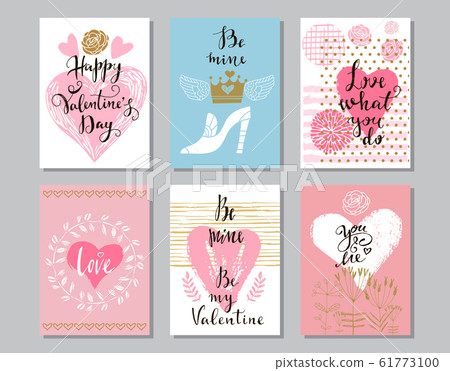 Love cards set 9 - Stock Illustration [61773100] - PIXTA