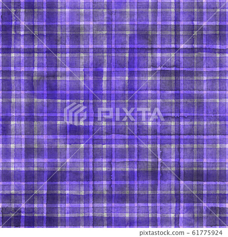 Watercolor stripe plaid seamless pattern. Colorful - Stock Illustration ...