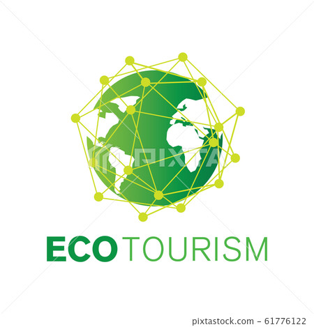 Vector logo of eco-travel, tourism and camping-插圖素材 [61776122] - PIXTA圖庫