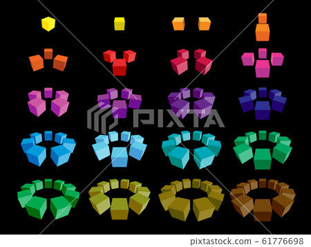 collection of abstract geometric graphic design... - Stock Illustration ...
