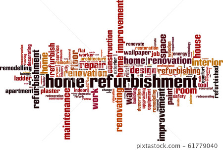 Home refurbishment word cloud - Stock Illustration [61779040] - PIXTA