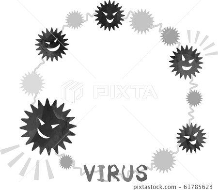 Virus_frame - Stock Illustration [61785623] - PIXTA