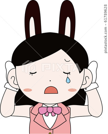 Cosplayer anime character nerd cartoon cute... - Stock Illustration ...