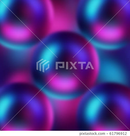 Abstract blurred background with colorful spheres - Stock Illustration ...