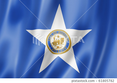 Houston city flag, Texas, USA - Stock Illustration [61805782] - PIXTA