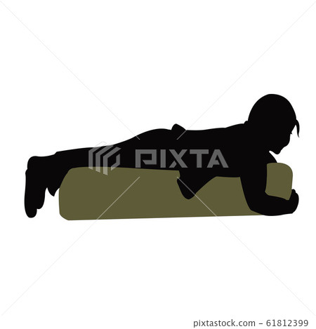 a kid body silhouette vector - Stock Illustration [61812399] - PIXTA