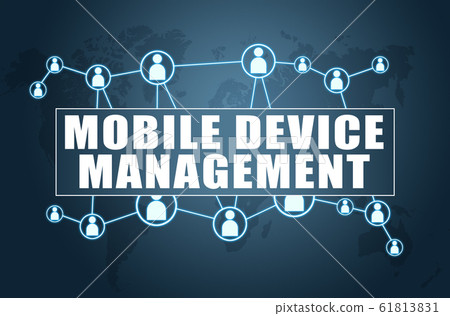 Mobile Device Management - Stock Illustration [61813831] - PIXTA