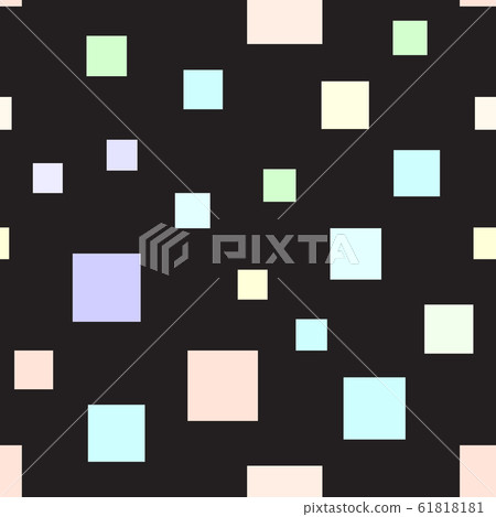 Random square pattern. Seamless vector background - Stock Illustration ...