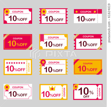 vector, vectors, coupon - Stock Illustration [61824819] - PIXTA