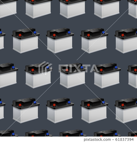 Car Battery Seamless Pattern Background 3d...-插圖素材 [61837394] - PIXTA圖庫