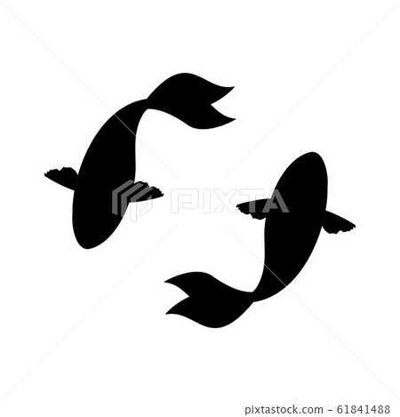 Koi logo japan fish japanese symbol background - Stock Illustration ...