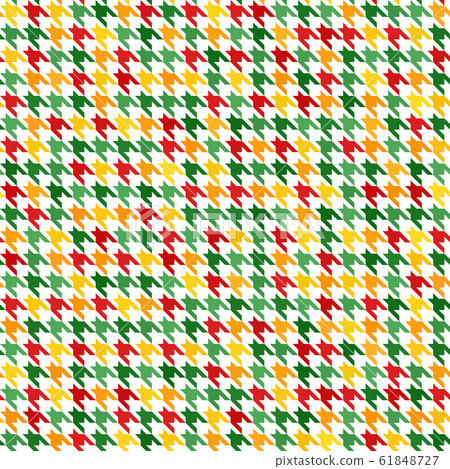 Houndstooth pattern. Seamless vector - Stock Illustration [61848727 ...