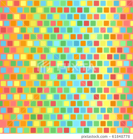Rounded square pattern. Vector seamless tile - Stock Illustration ...