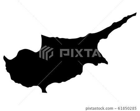 Turkish Republic Of Northern Cyprus Map - Stock Illustration [61850285 ...