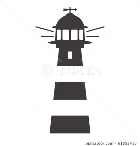 Lighthouse pictogram - Stock Illustration [61852418] - PIXTA