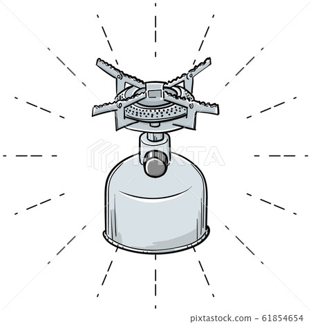 Single gas burner - Stock Illustration [61854654] - PIXTA