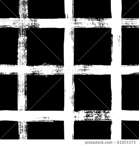 Grunge grid seamless pattern. Abstract plaid... - Stock Illustration ...