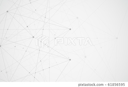 Abstract connecting dots and lines. Connection - Stock Illustration ...