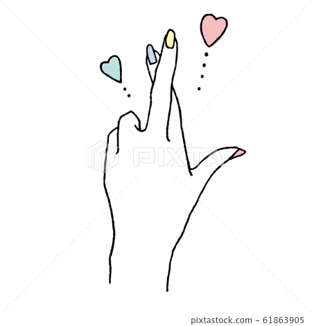 Hand sign of love - Stock Illustration [61863905] - PIXTA