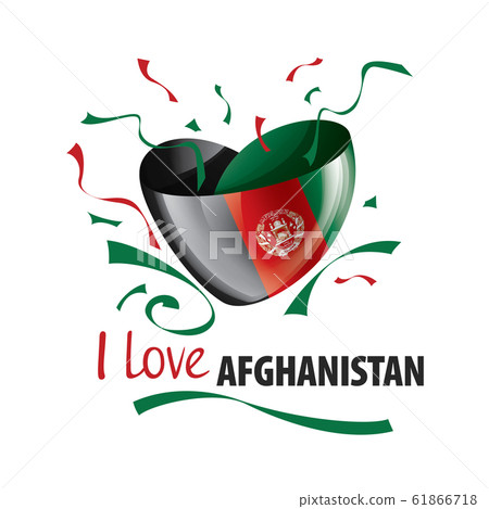National flag of the Afghanistan in the shape... - Stock Illustration ...