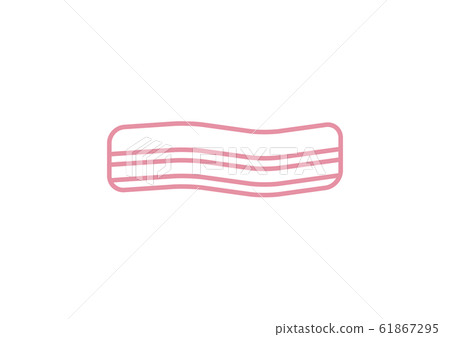 Bacon line drawing - Stock Illustration [61867295] - PIXTA