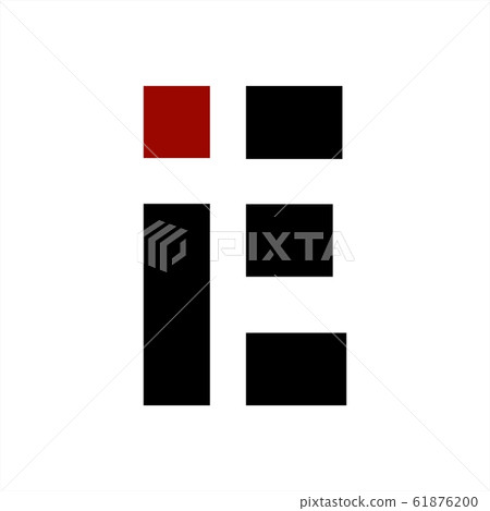iE initials geometric letter company logo and icon - Stock Illustration ...