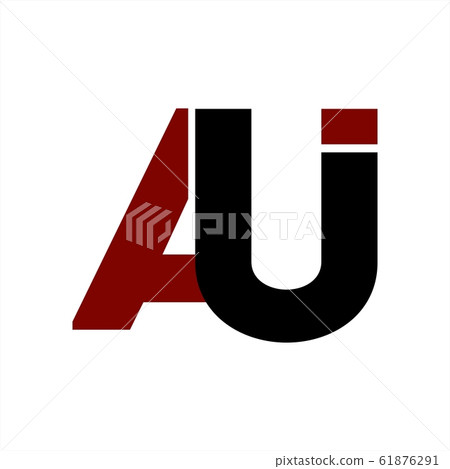 AU, AUI, AUJ initials company logo and icon - Stock Illustration ...