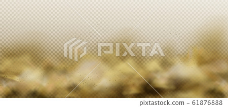 Dust sandy cloud, brown air pollution fog or smoke - Stock Illustration ...
