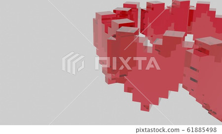 Red heart mark - Stock Illustration [61885498] - PIXTA