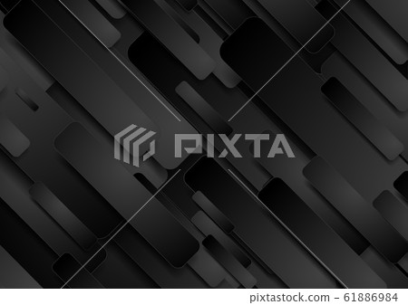 Abstract black hi-tech diagonal shapes geometric - Stock Illustration ...