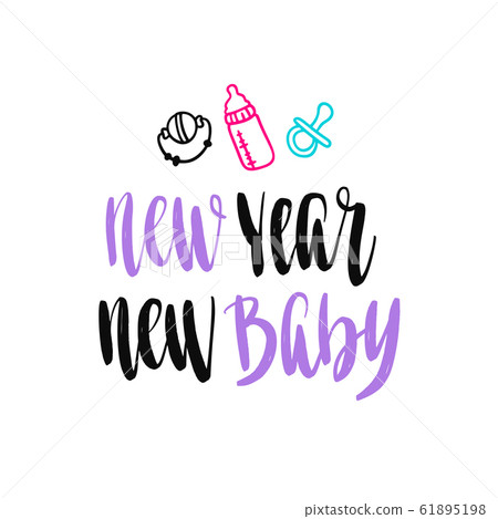 Pregnancy handwritten calligraphy vector... - Stock Illustration ...