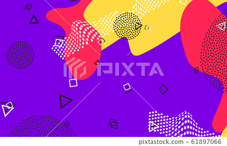 Lilac Doodle Print. Simple Composition. - Stock Illustration [61897066 ...