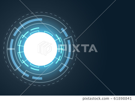 Abstract Digital Technology Cycle... - Stock Illustration [61898841 ...