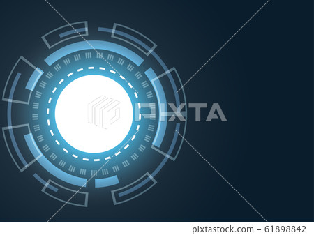 Abstract Digital Technology Cycle... - Stock Illustration [61898842 ...