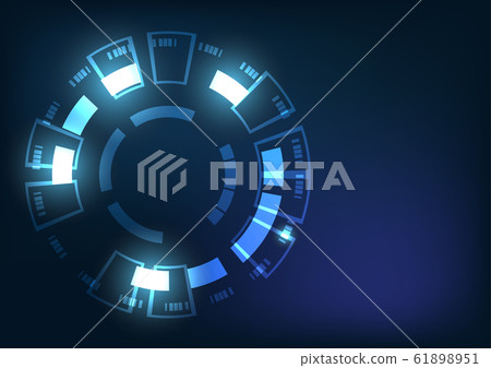 Abstract Digital Technology Cycle...-插圖素材 [61898951] - PIXTA圖庫