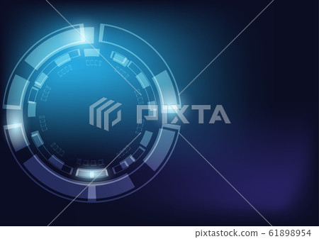 Abstract Digital Technology Cycle... - Stock Illustration [61898954 ...