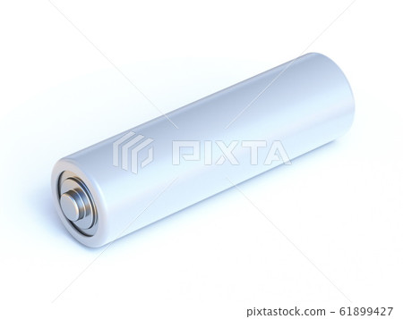 Blank white battery 3D - Stock Illustration [61899427] - PIXTA