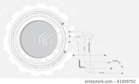 Abstract Digital Technology Cycle... - Stock Illustration [61899702 ...