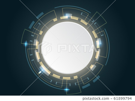 Abstract Digital Technology Cycle... - Stock Illustration [61899794 ...