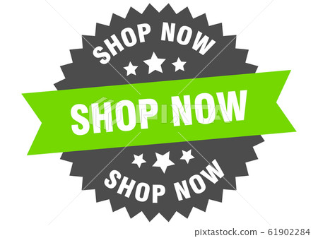 shop now sign. shop now circular band label. round - Stock Illustration ...