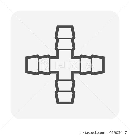 pipe connector icon - Stock Illustration [61903447] - PIXTA