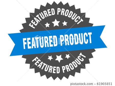 featured product sign. featured product circular - Stock Illustration ...