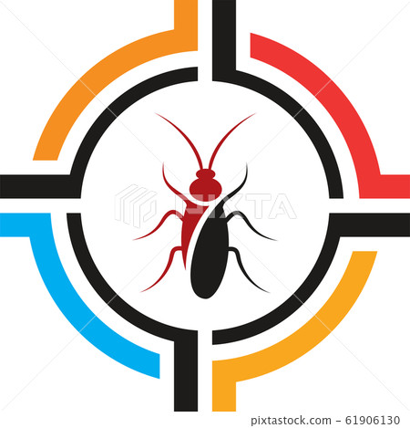 Insect killer logo Insect logo design-插圖素材 [61906130] - PIXTA圖庫