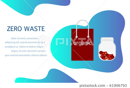Eco friendly lifestyle Zero waste Reusable product - Stock Illustration ...